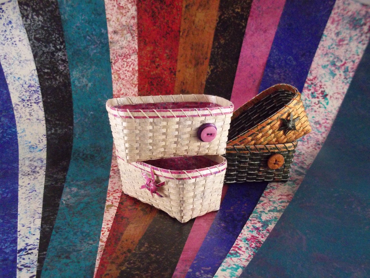 Paper Nesting Baskets ⋆ PrairieWood Basketry