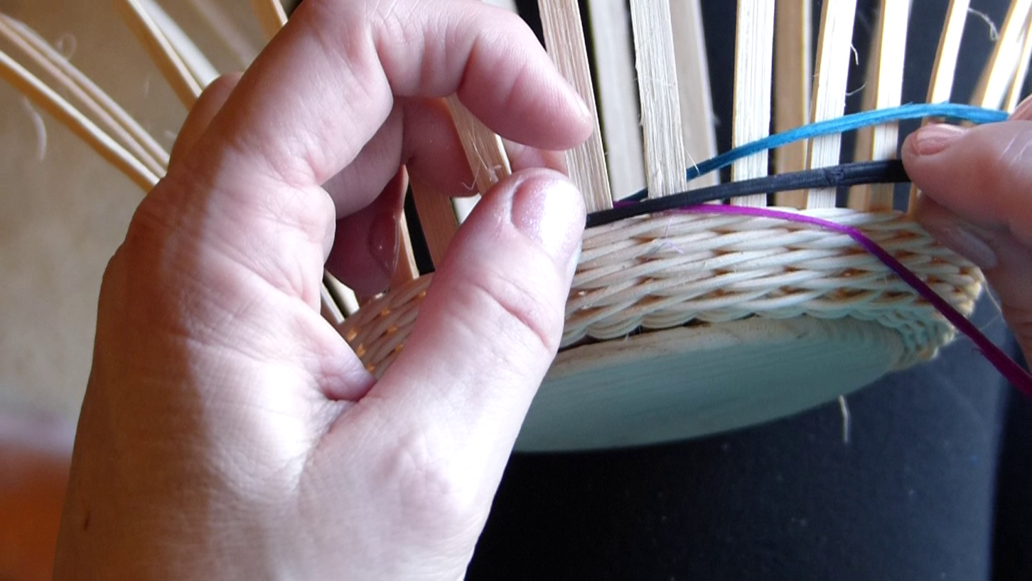 Braid Weave with three strands ⋆ PrairieWood Basketry