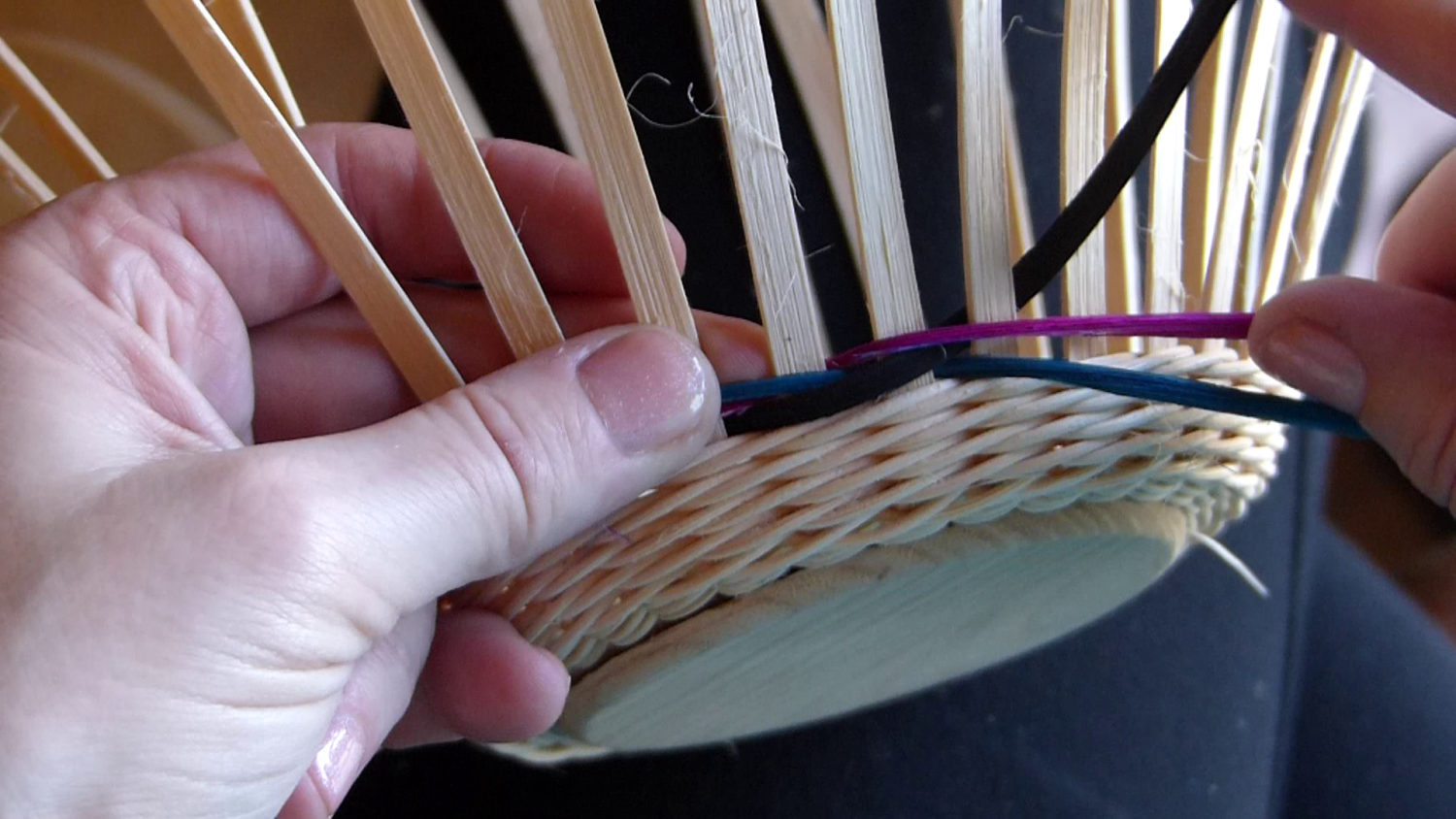 Braid Weave with three strands ⋆ PrairieWood Basketry