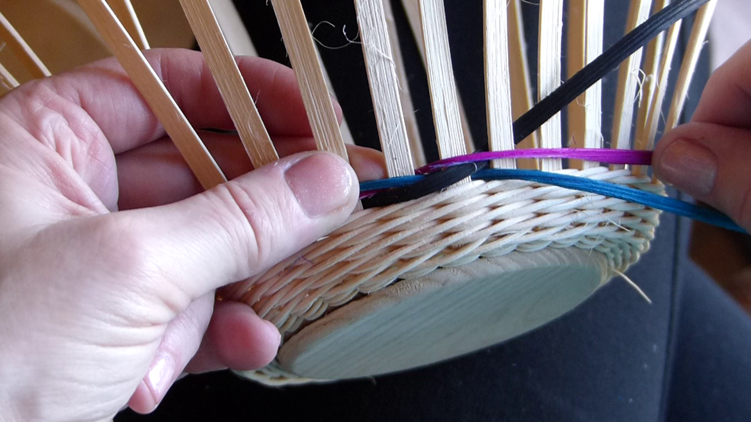 Braid Weave with three strands ⋆ PrairieWood Basketry