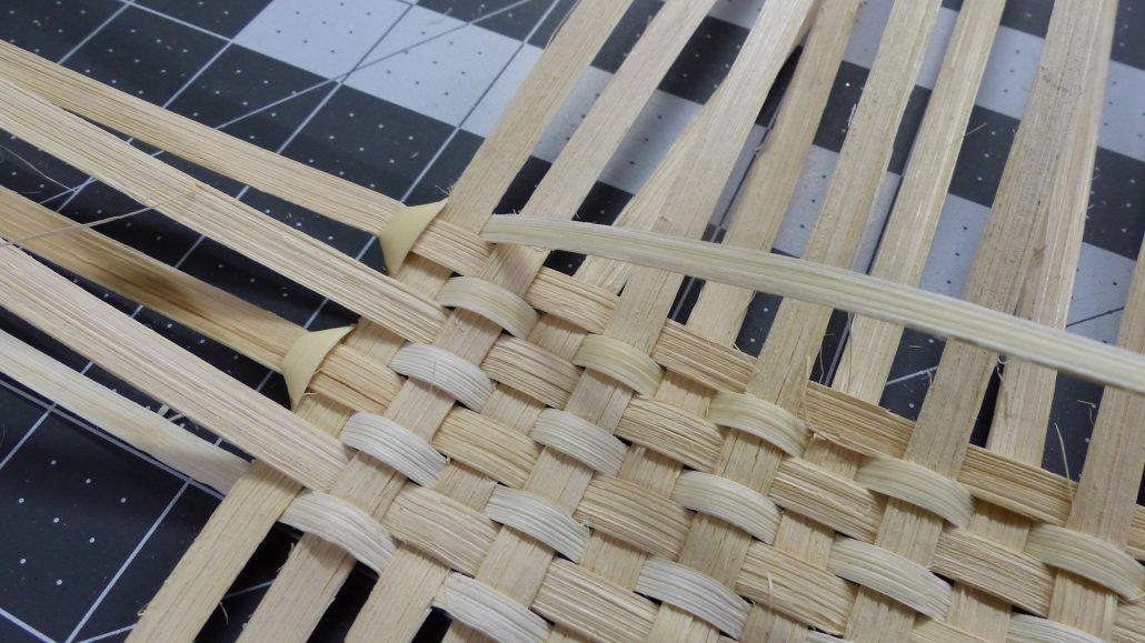 Continuous Weave Filled Basket Base ⋆ PrairieWood Basketry
